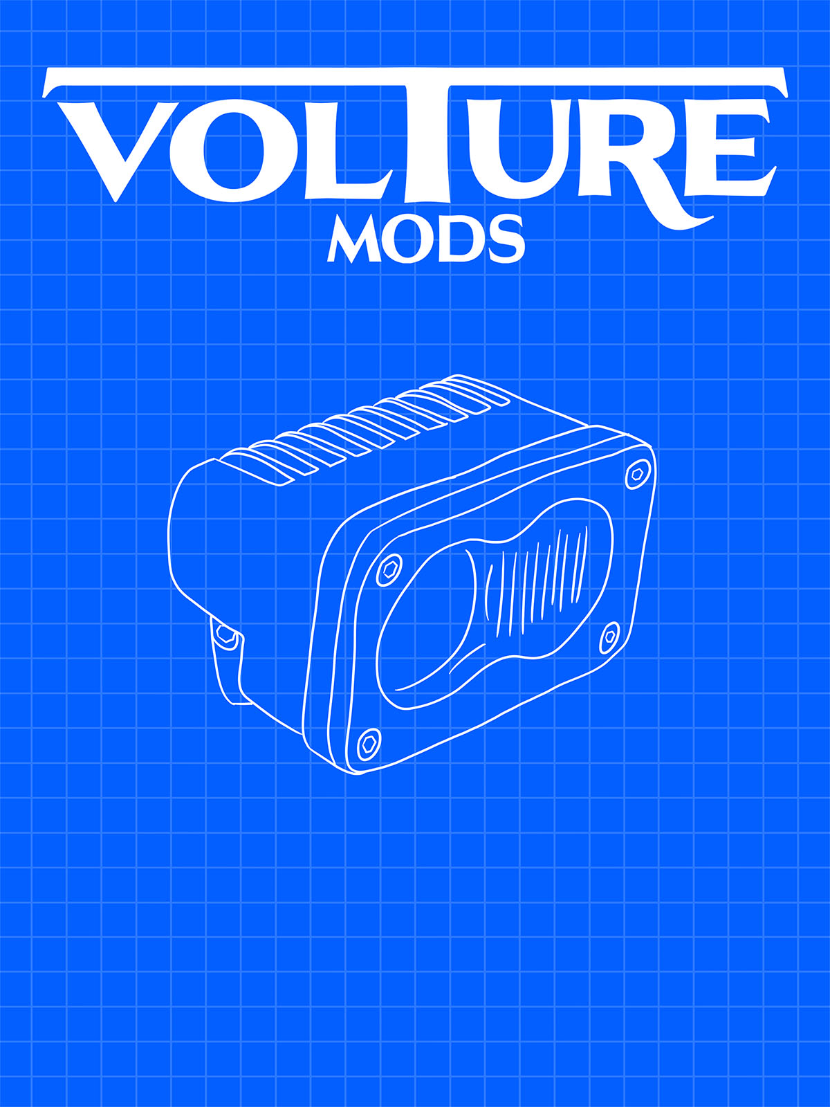 "Baja" 2 pod Headlight (requires 12v kit) – Volture Mods